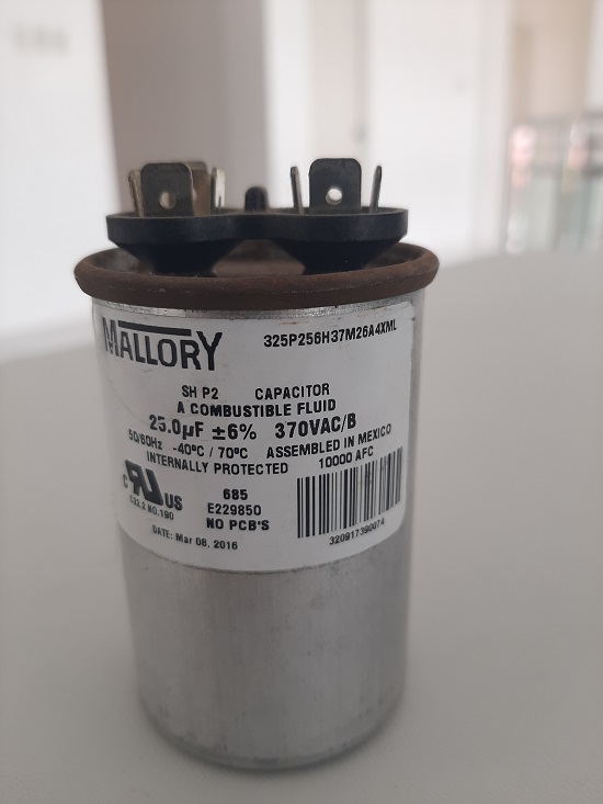 25µF 370VaC Capacitor Star Rite 101L 3/4hp - Immersive Water Solution
